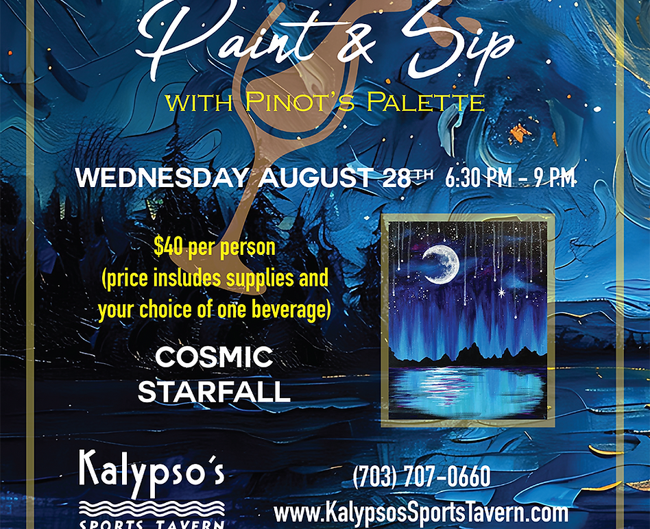 Paint and Sip in Dulles - Dulles Pinot's Palette