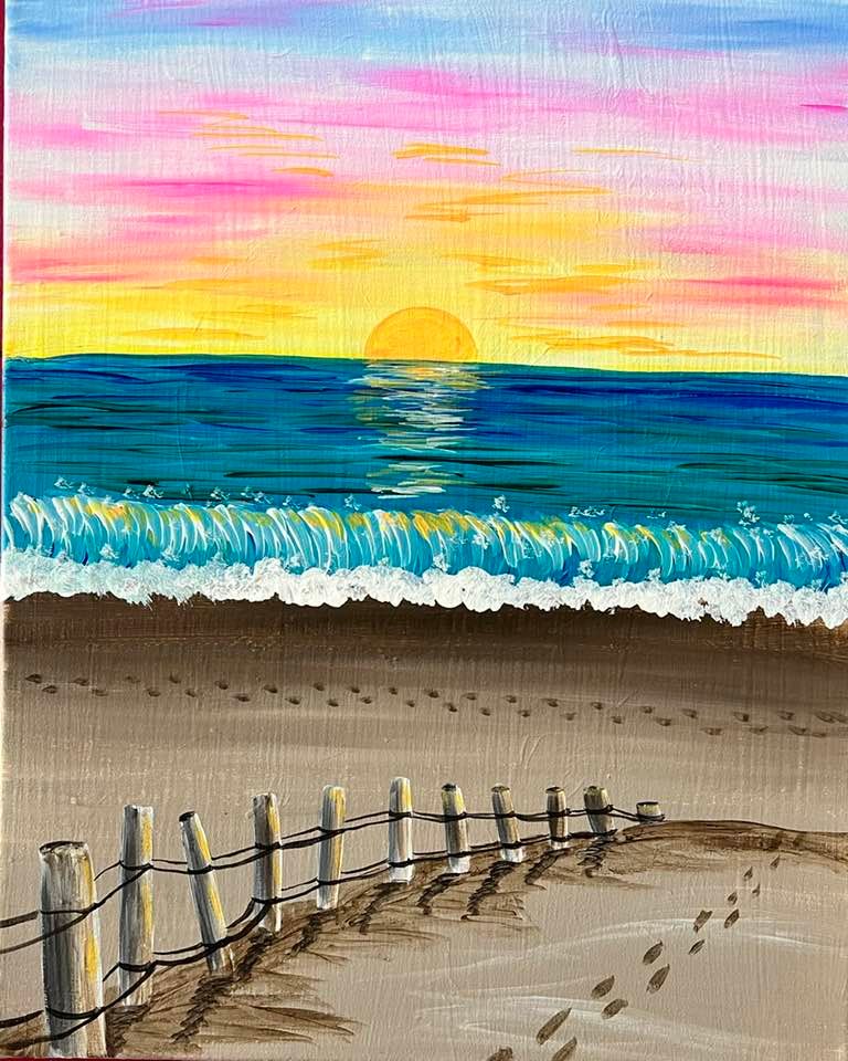 Paint and Sip in Dulles - Dulles Pinot's Palette