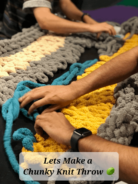 Chunky Knit Blanket - Sun, Aug 04 5PM at Elmhurst