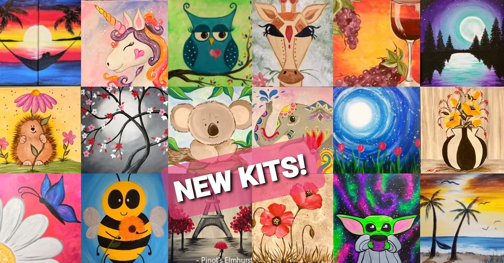 Take Home Paint Kits - Wed, May 20 3PM at Elmhurst