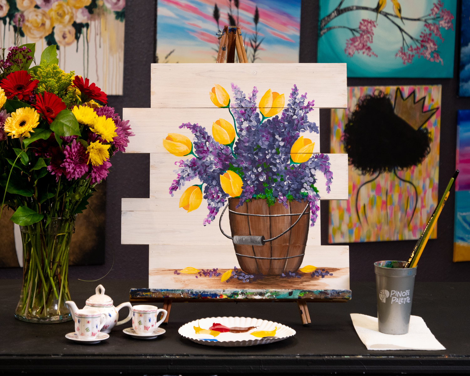 WOOD PALLET - Pinot's Palette