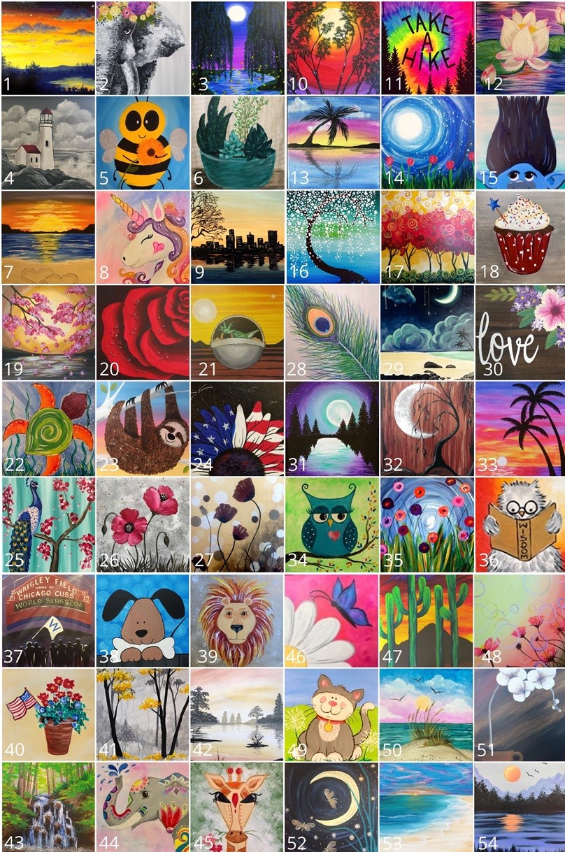 Take Home Paint Kits - Sat, Oct 17 3PM at Pleasant Prairie