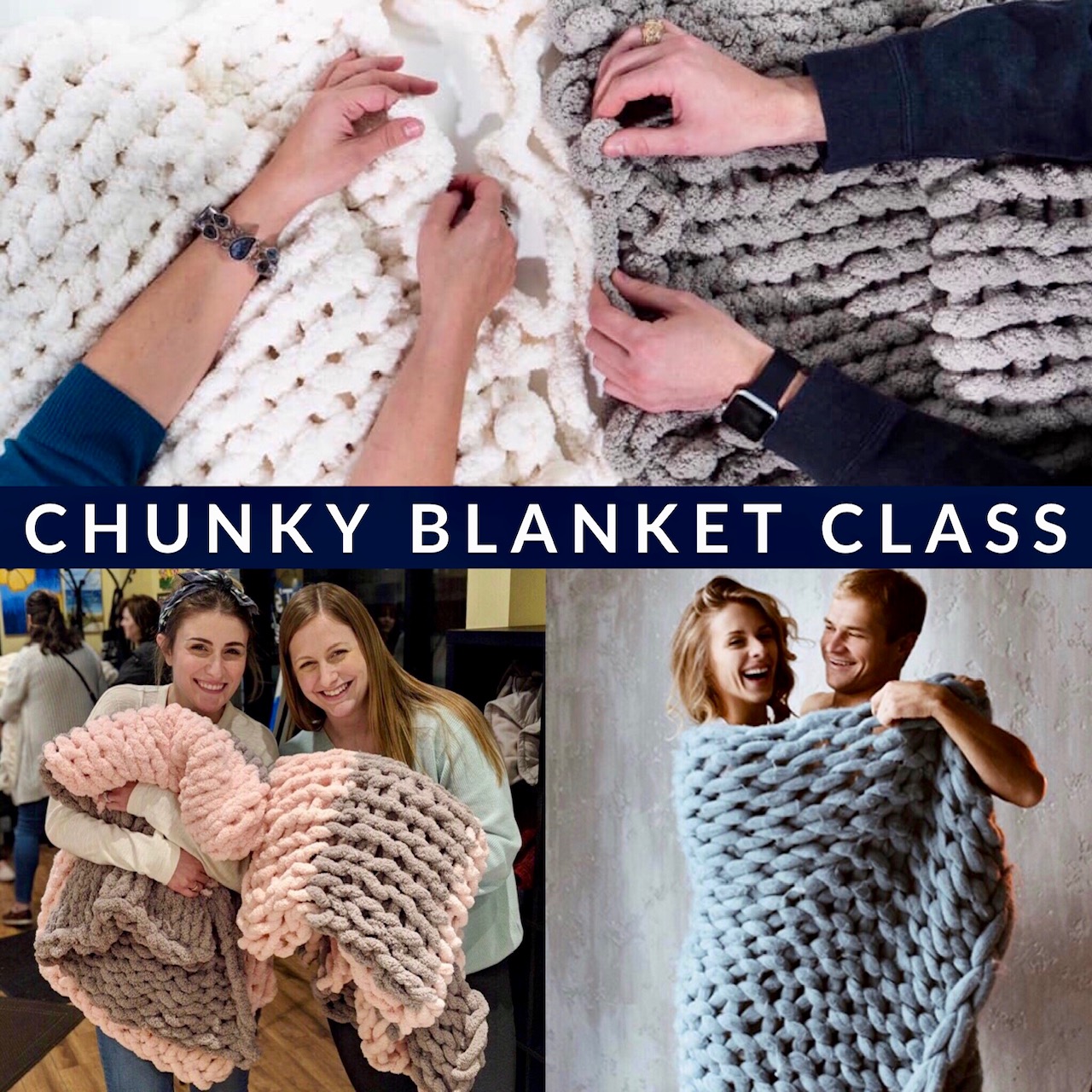 Chunky Knit Blanket - Tue, Dec 19 7PM at Princeton
