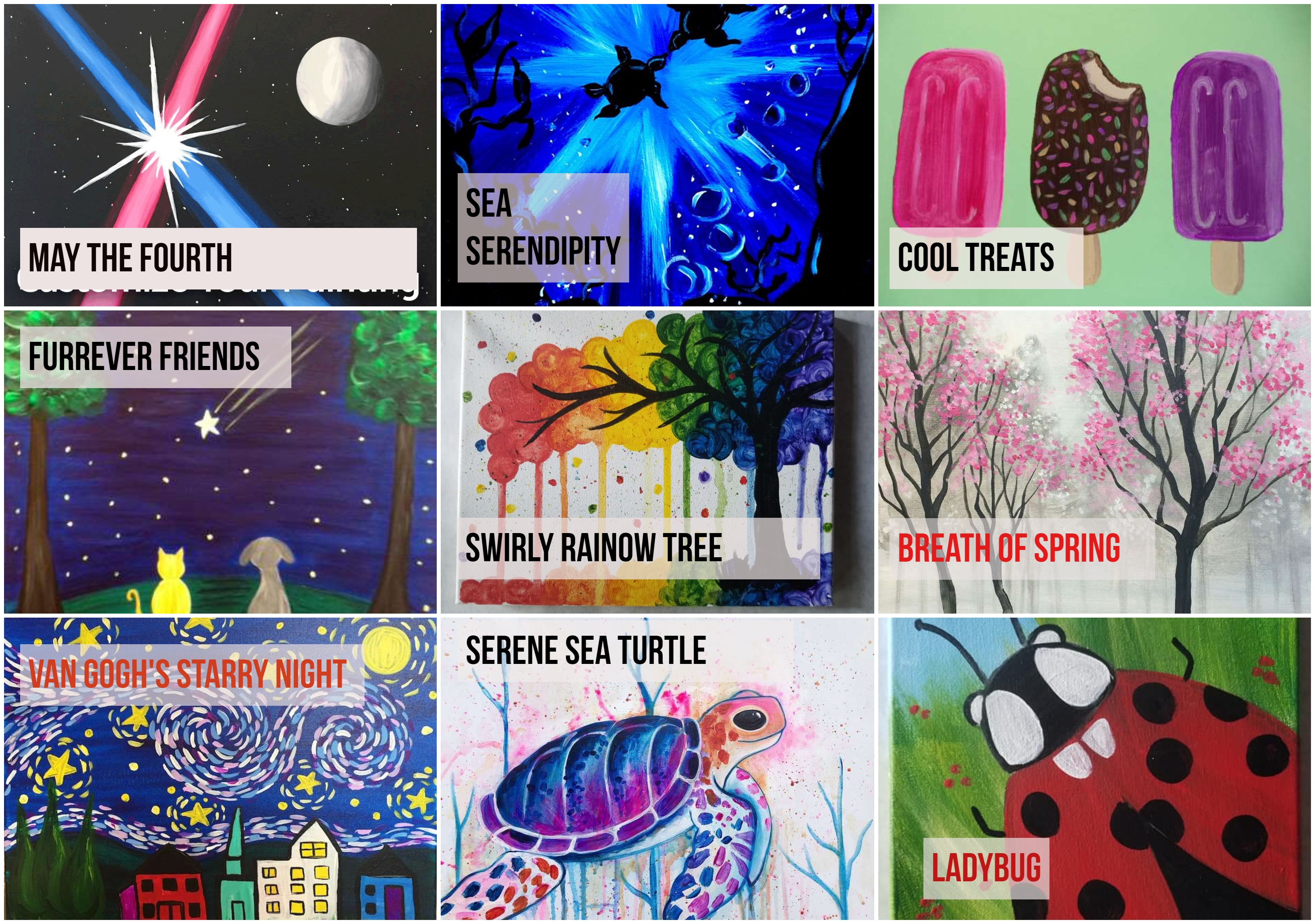 Take Home Paint Kits - Fri, Apr 03 1PM at Rancho Santa Margarita