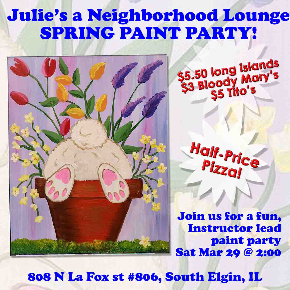 Paint and Sip in South Barrington - South Barrington Pinot's Palette