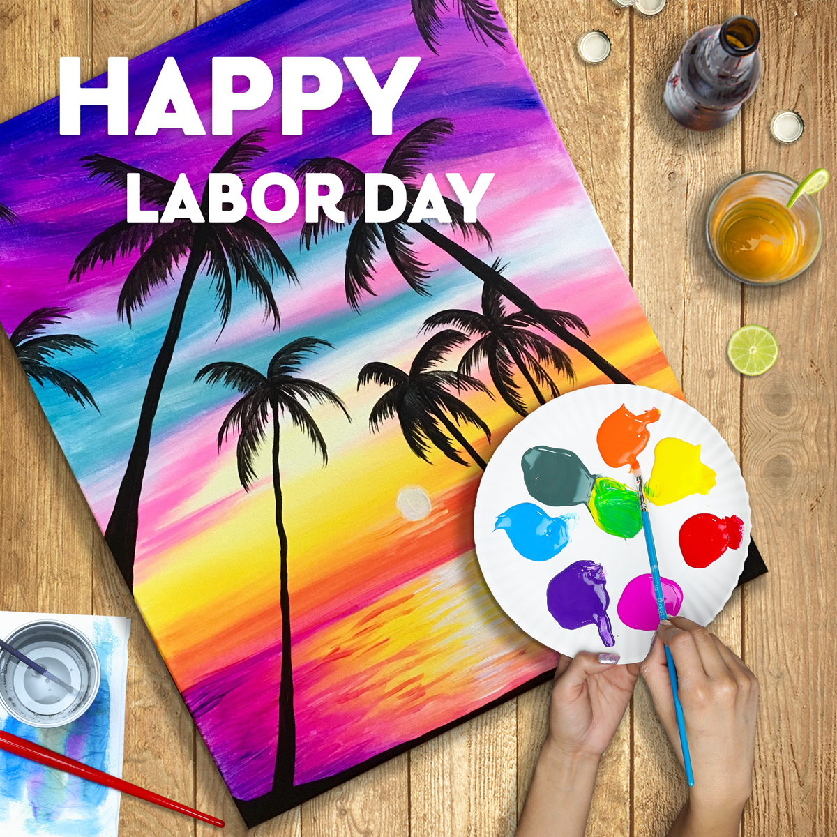 Painting Parties & Classes in Tustin - Paint & Sip Events