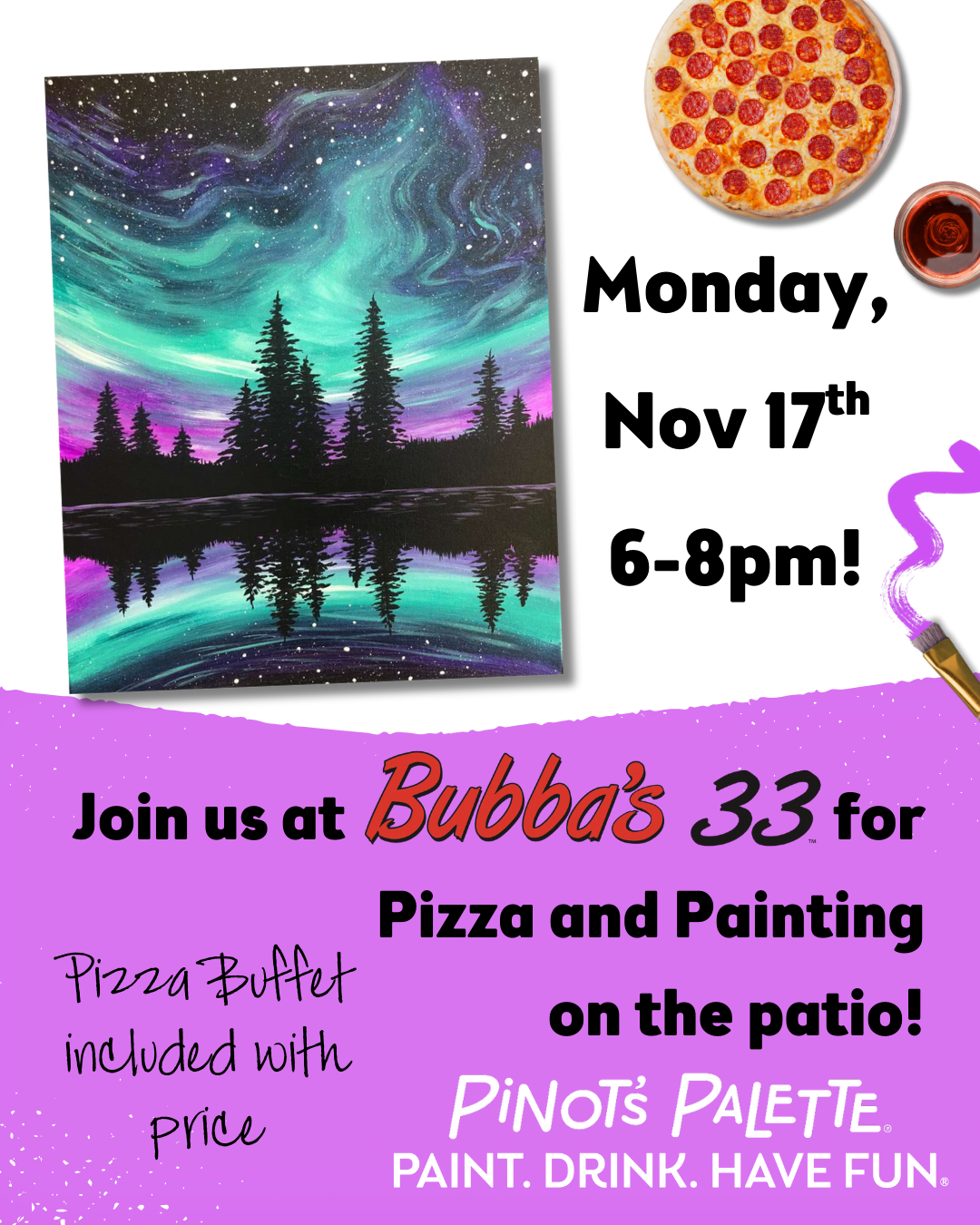 Paint and Sip in Tyler - Tyler Pinot's Palette