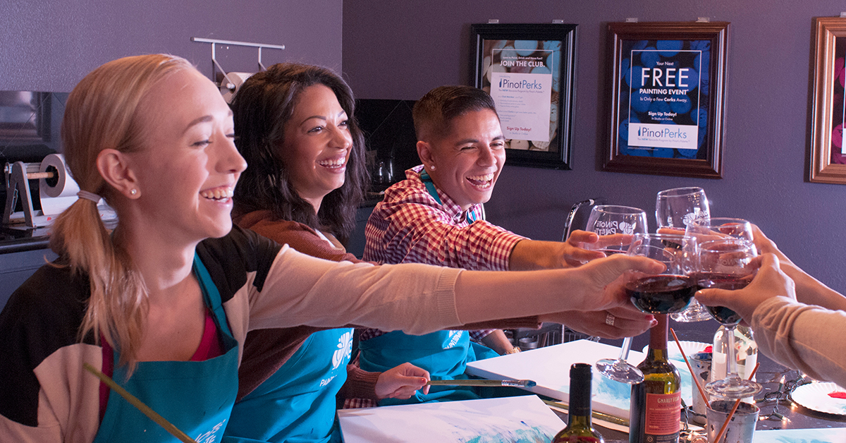 Corporate Team Building Party Options - Pinot's Palette